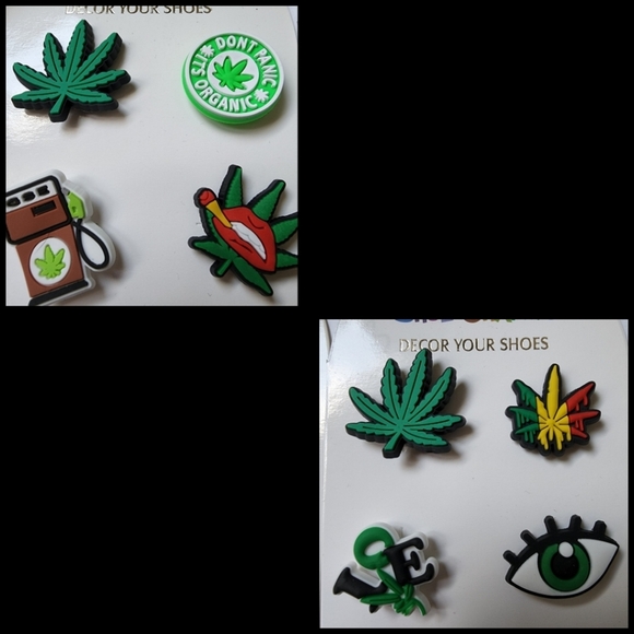 Jewelry | 8 Mary Jane Weed Shoe Charms 42 | Poshmark